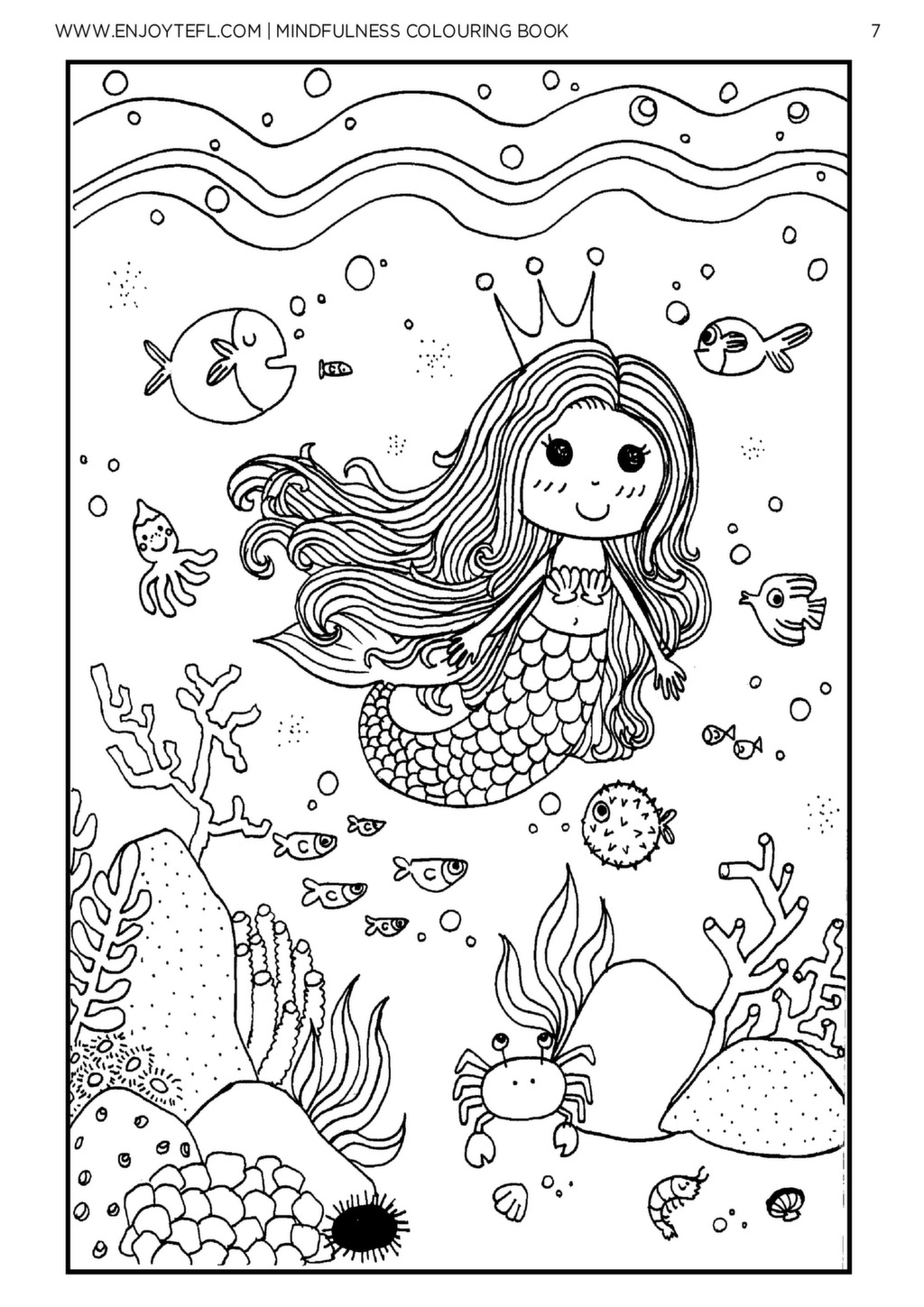 Mindfulness Colouring Book - Enjoy TEFL
